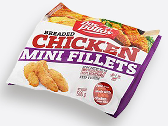 FoodNet - Kepta vištienos vidinė filė džiūvėsėliuose DOS POLLOS ...